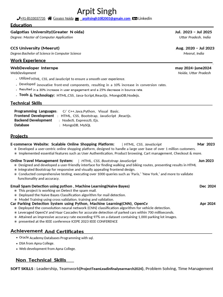 Aashish CV (1) 1 | PDF