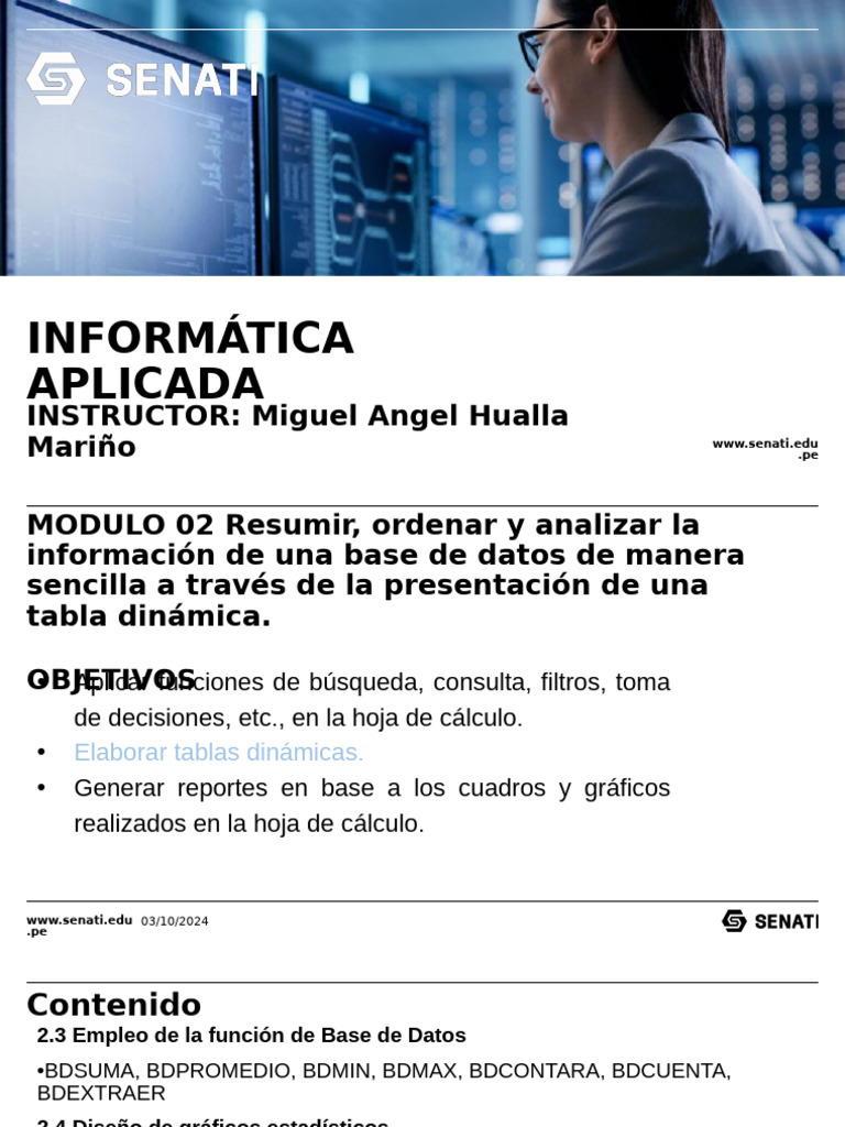 Sesion 06 Informática Aplicada | PDF