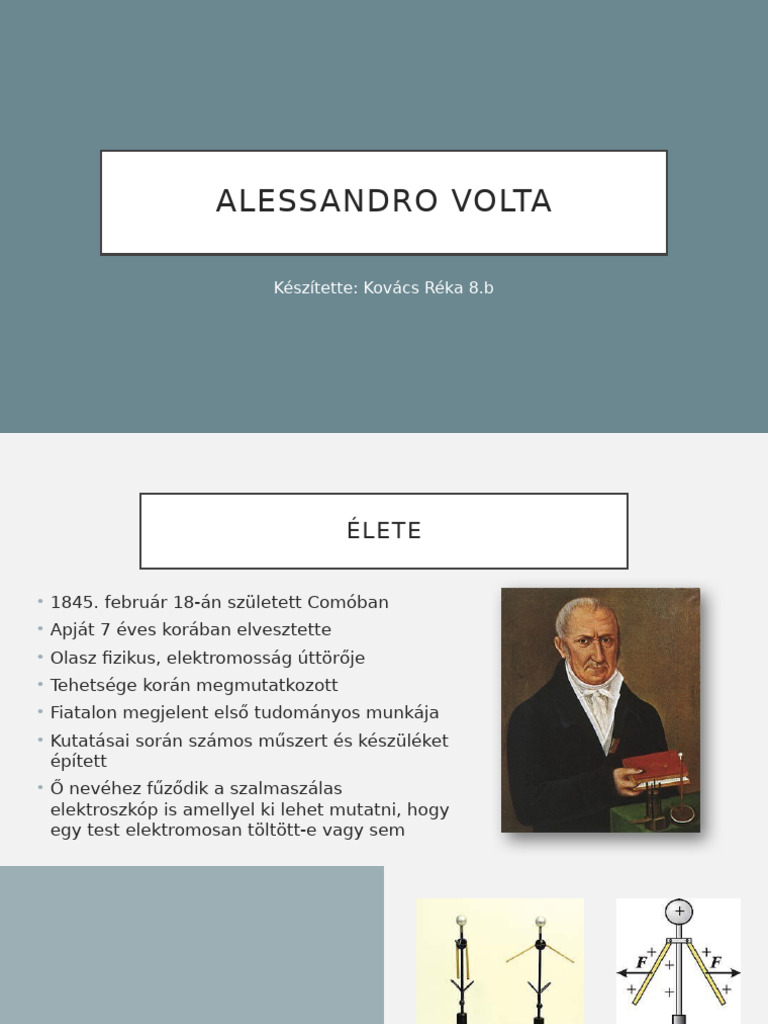 Alessandro Volta | PDF