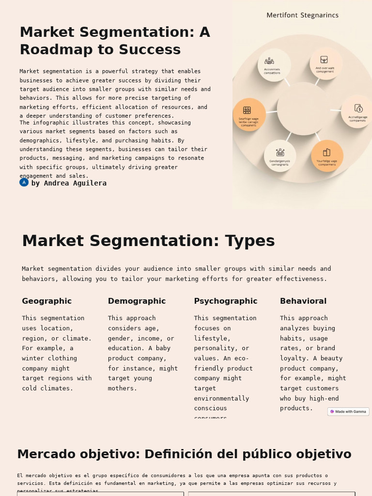Market Segmentation A Roadmap To Success | PDF