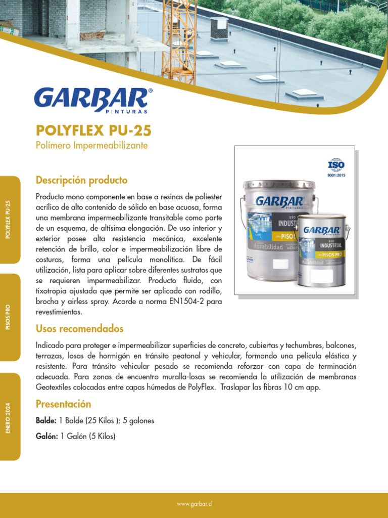 POLYFLEX-PU-25-impermeabilizante | PDF