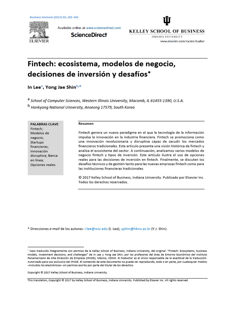 Fintech Ecosistema | PDF