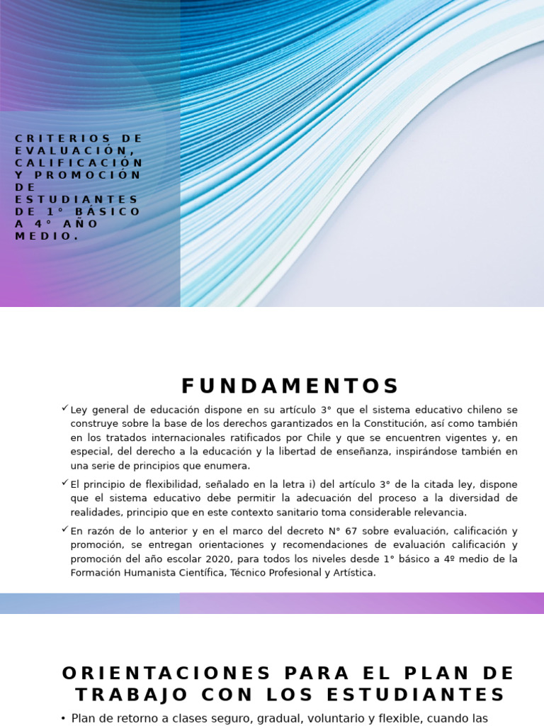 Criterios de Evaluación, Calificación y Promoción | PDF