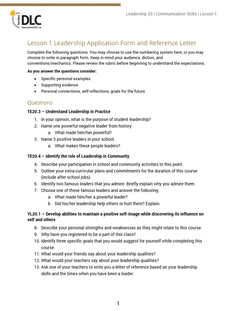 Lesson 1 Summative | PDF