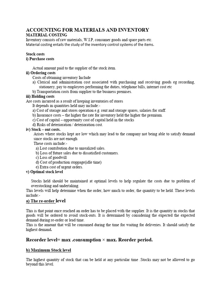 Inventory Management | PDF | Inventory | Economies