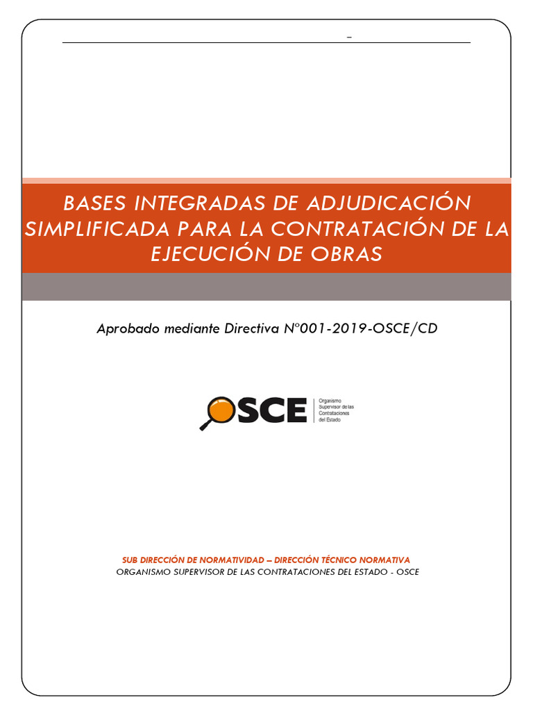 BASES Integradas AS 0512022 OBRA OCONCHAY - 20221222 - 221218 - 677 | PDF
