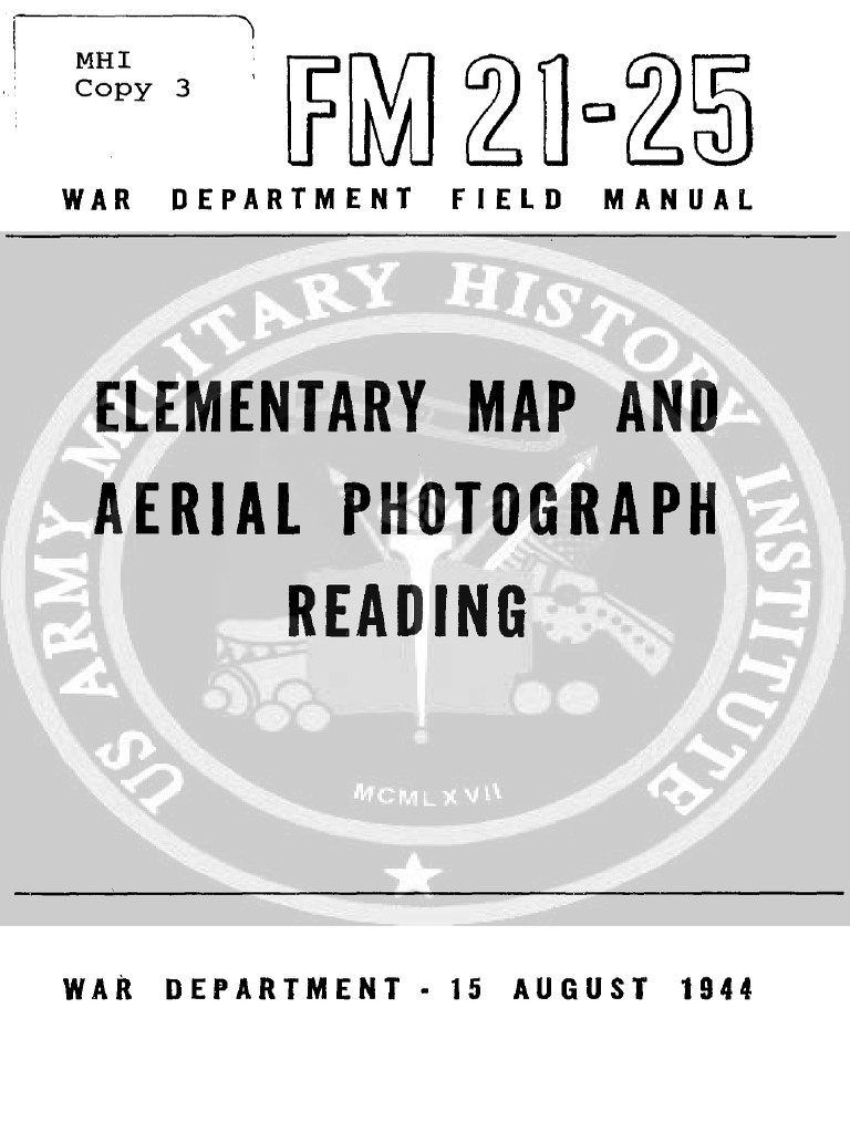 Elemantary Map and Aerial Photograph Reading 1944 | PDF