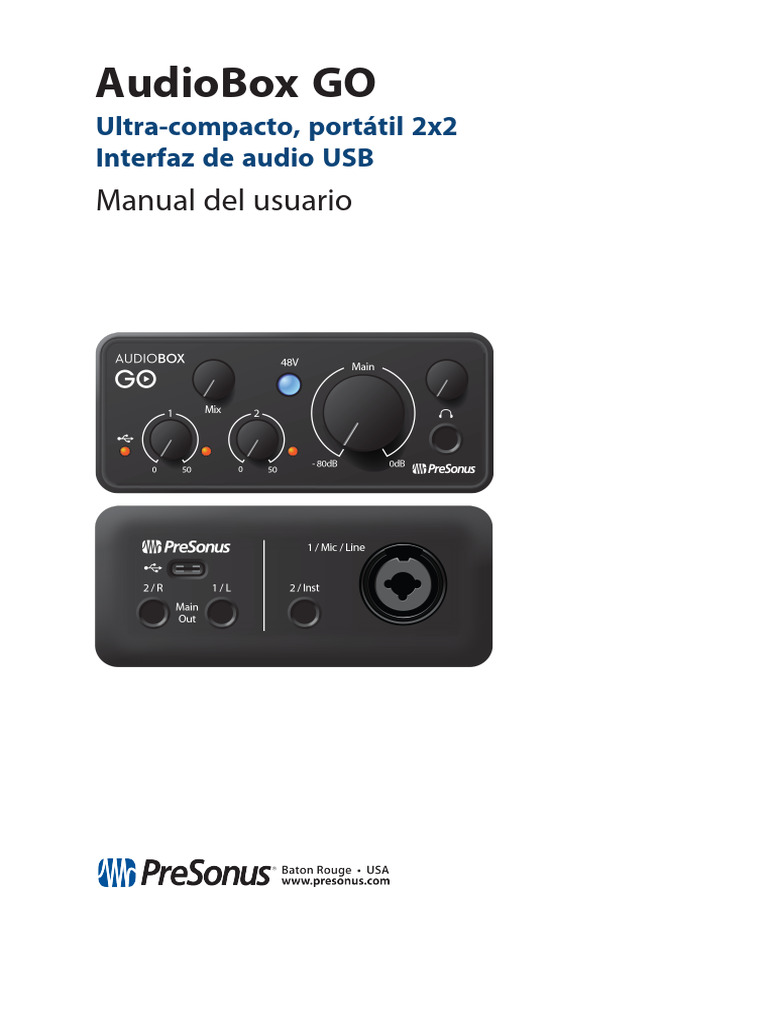 AudioBox-Go ES | PDF