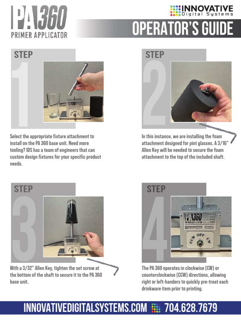 IDS PA-360 Operators Guidev2 071122 | PDF