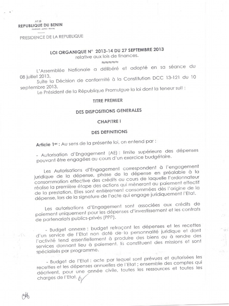 Lolf Promulguee | PDF