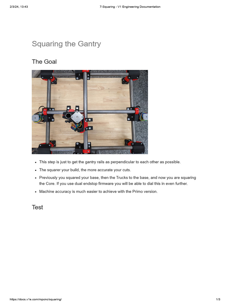 7-Squaring - V1 Engineering Documentation | PDF