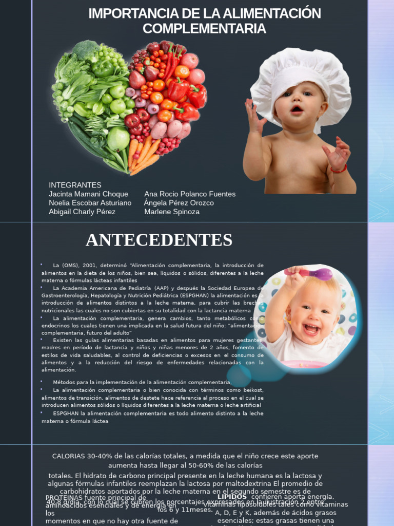 alimentacion complementaria | PDF