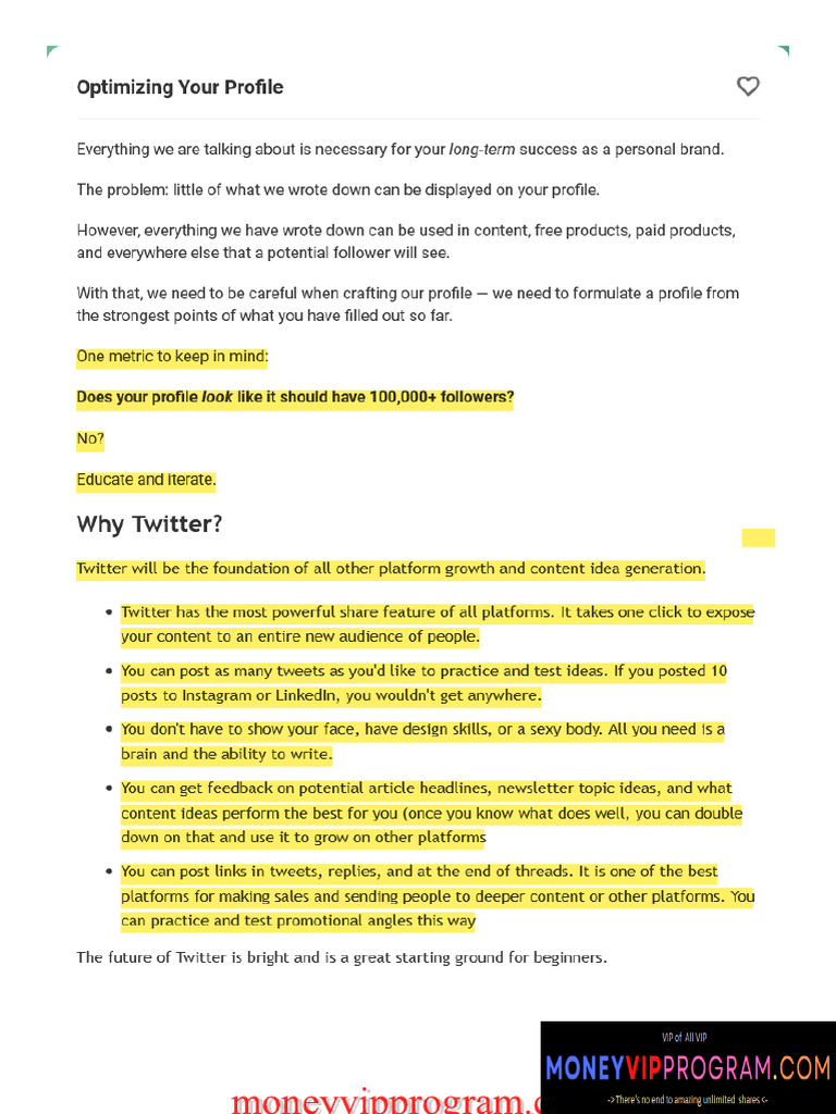 06.1-Optimizing Your Profile | PDF