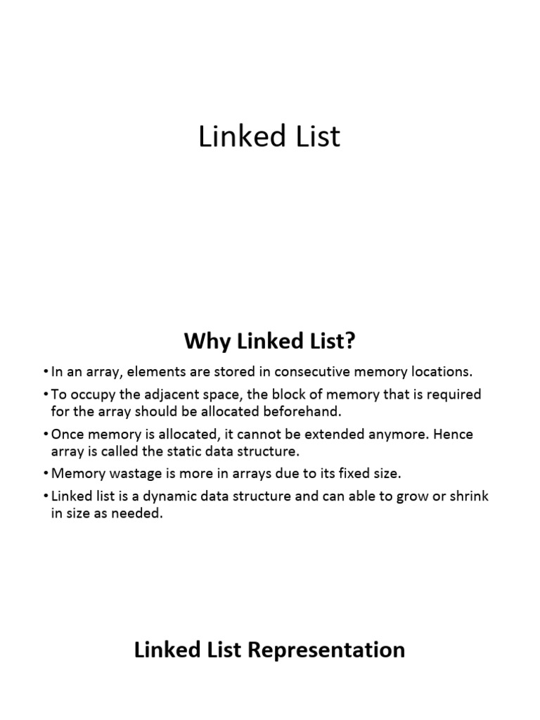 Linked List | PDF
