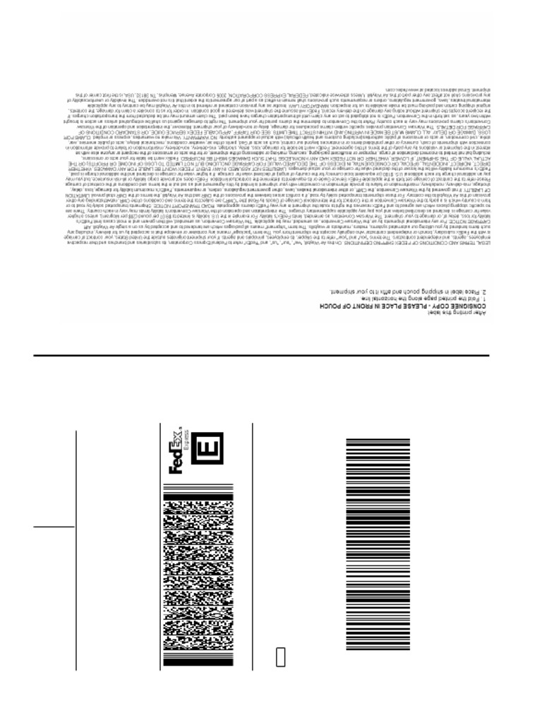FedEx Shipping Label | PDF