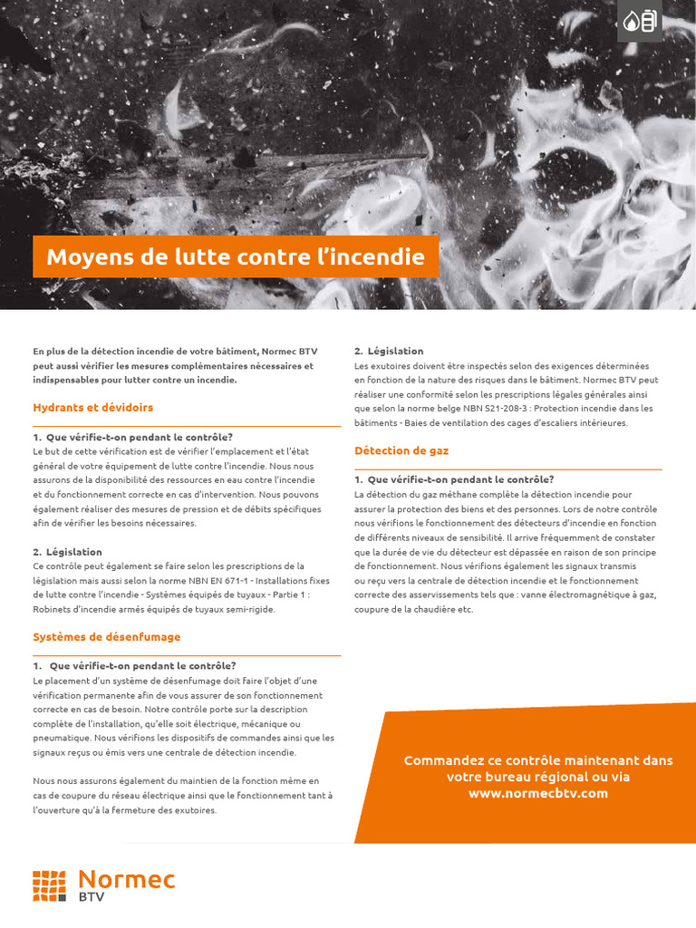 Moyens de Lutte Contre Lincendie | PDF