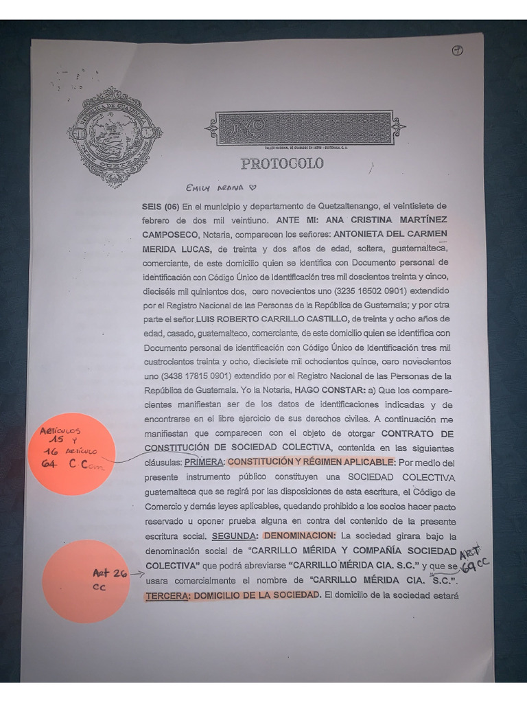 Tarea Derecho Mercantil. Emily Arana | PDF