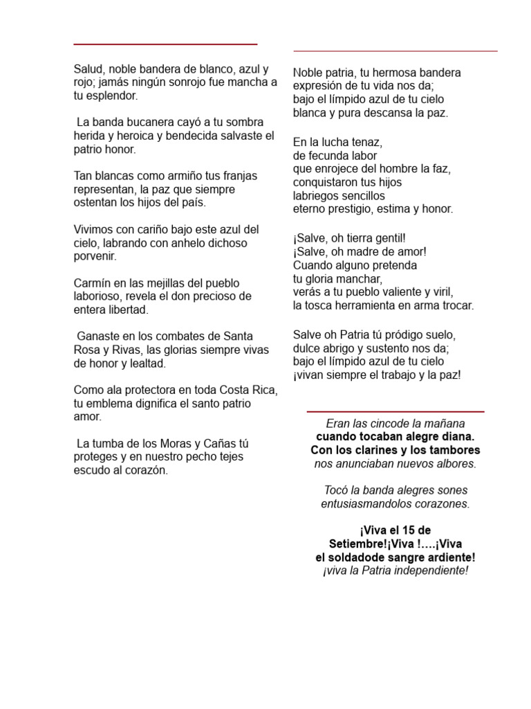 Cantos Patrios | PDF