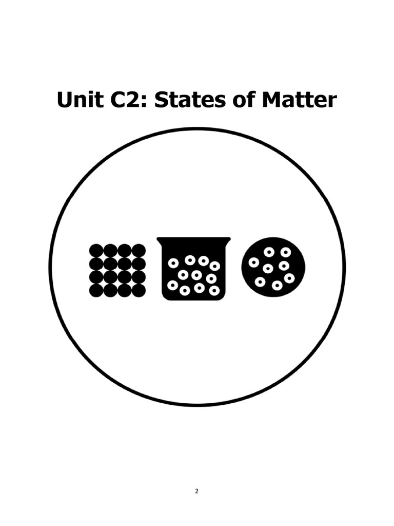 C2 States of Matter Booklet | PDF