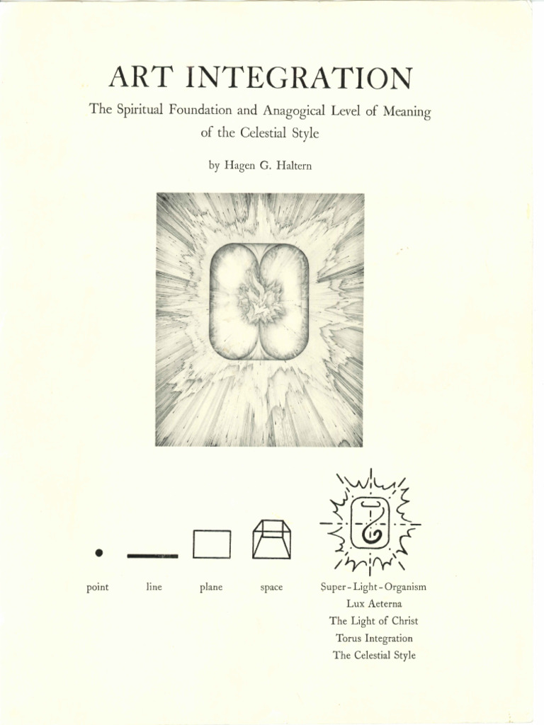 ART INTERGRATION - The Spiritual Foundation and Anagogical Level of ...