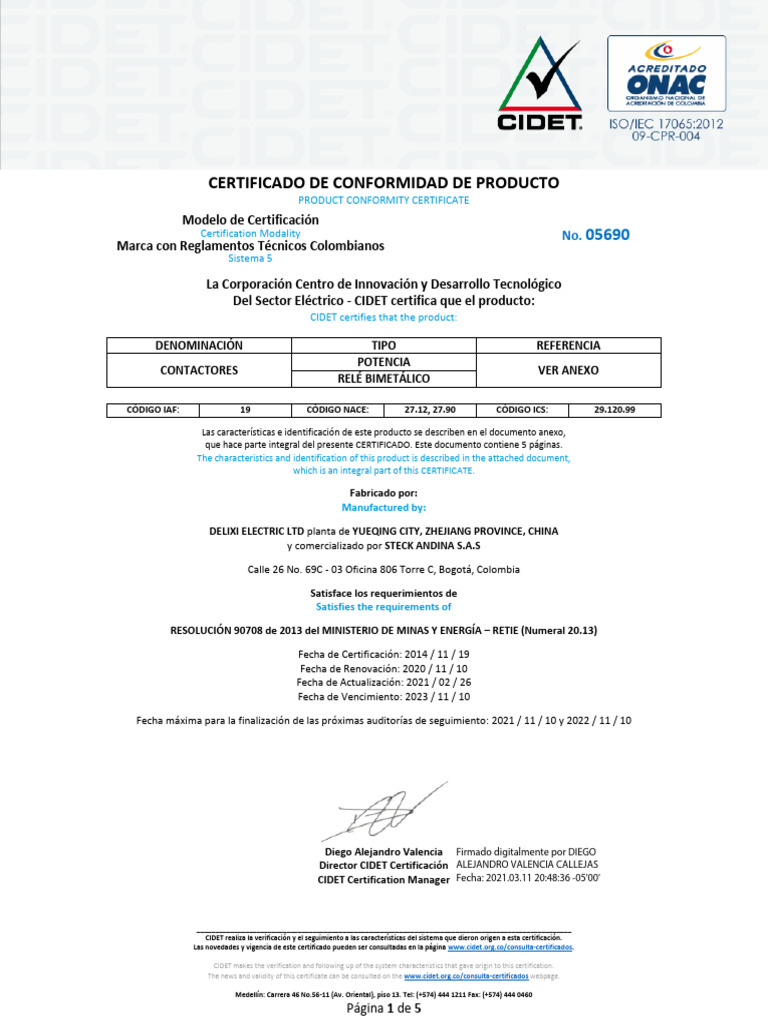 Contactores Sd1, Sd2, Sk1, Sk1c Rele. | PDF