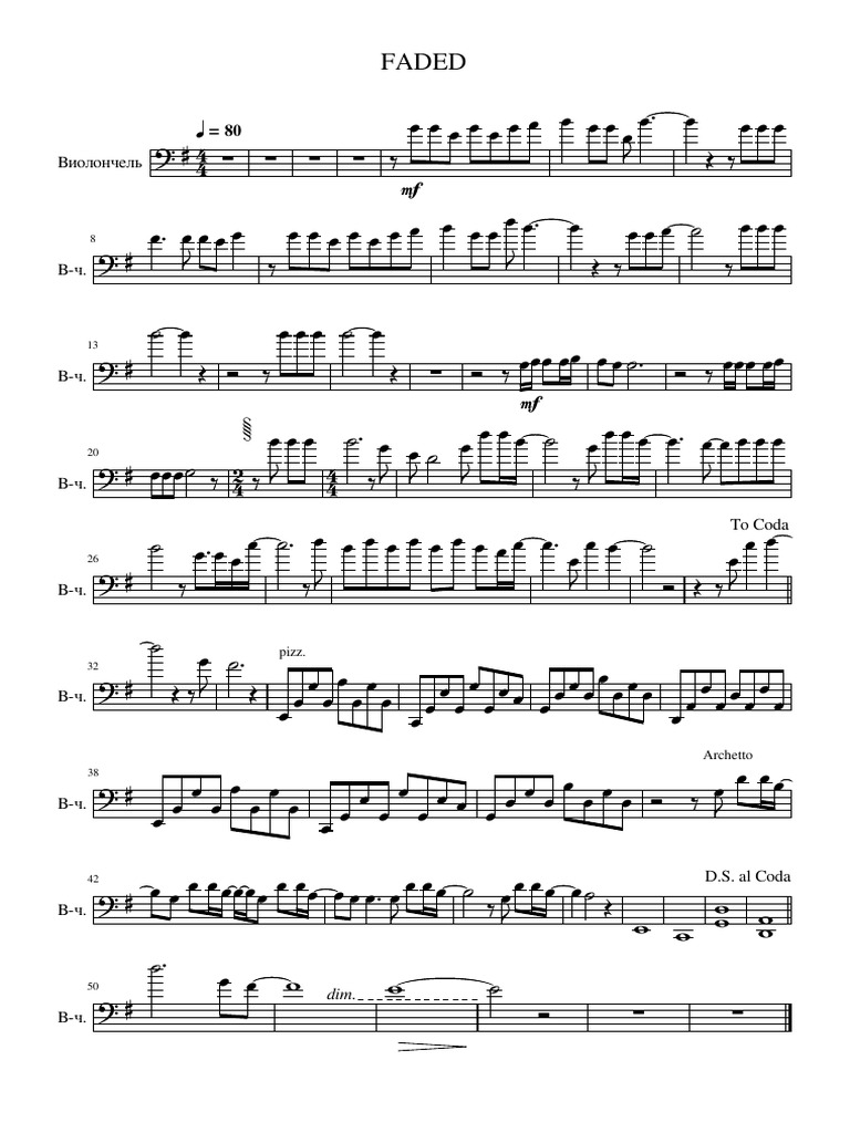 FADED cello 1 .cpdf | PDF