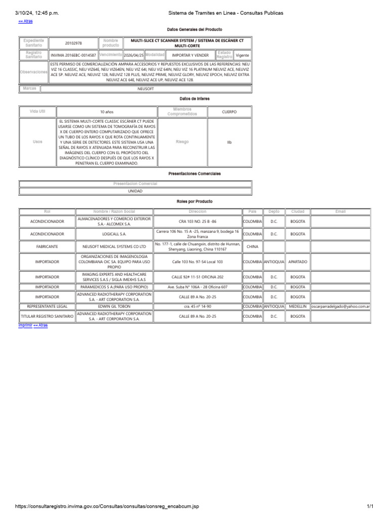 Sistema de Tramites en Linea - Consultas Publicas | PDF