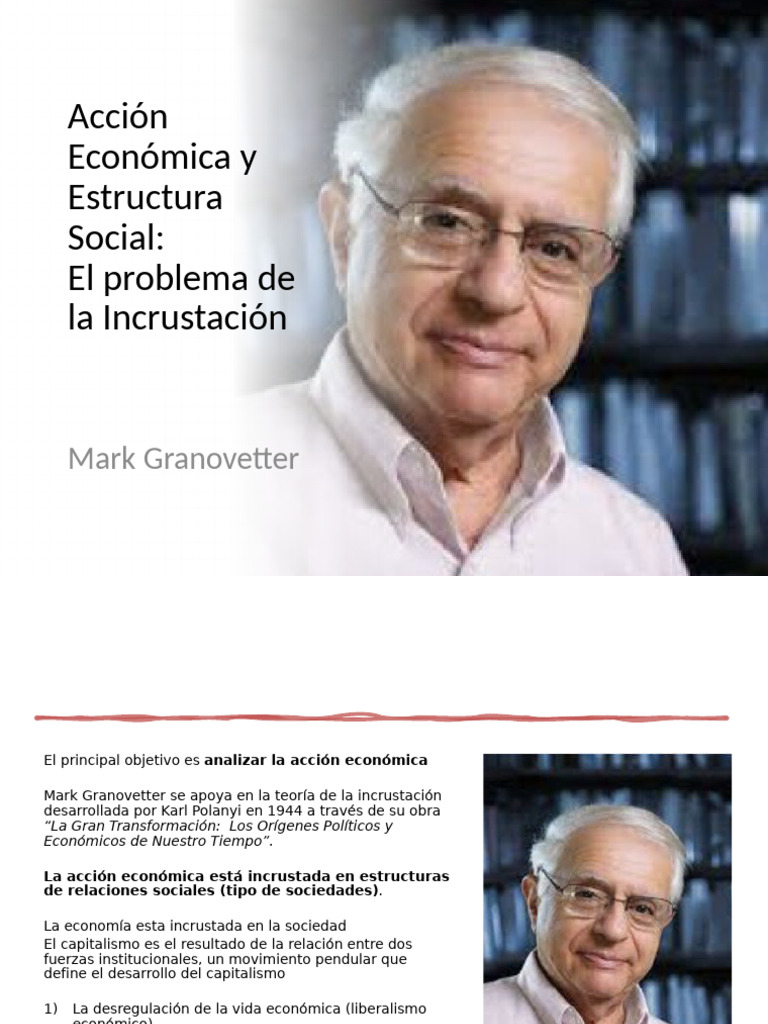 Acci N Econ Mica y Granovetter | PDF