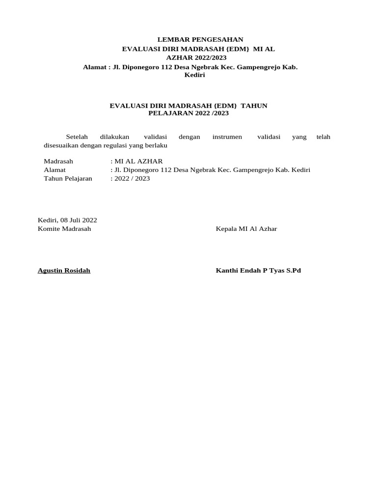 LEMBAR PENGESAHAN | PDF