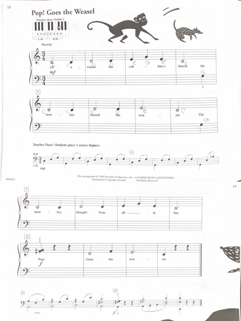 Pop Goes The Weasel | PDF