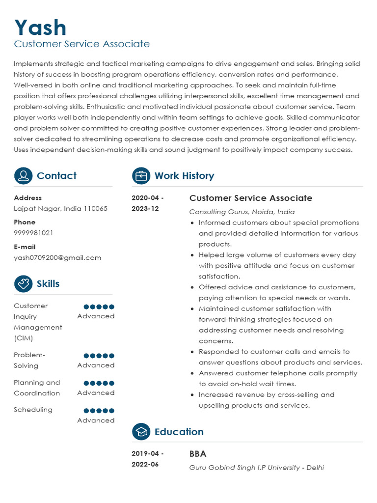 Yash Dhiman Resume | PDF