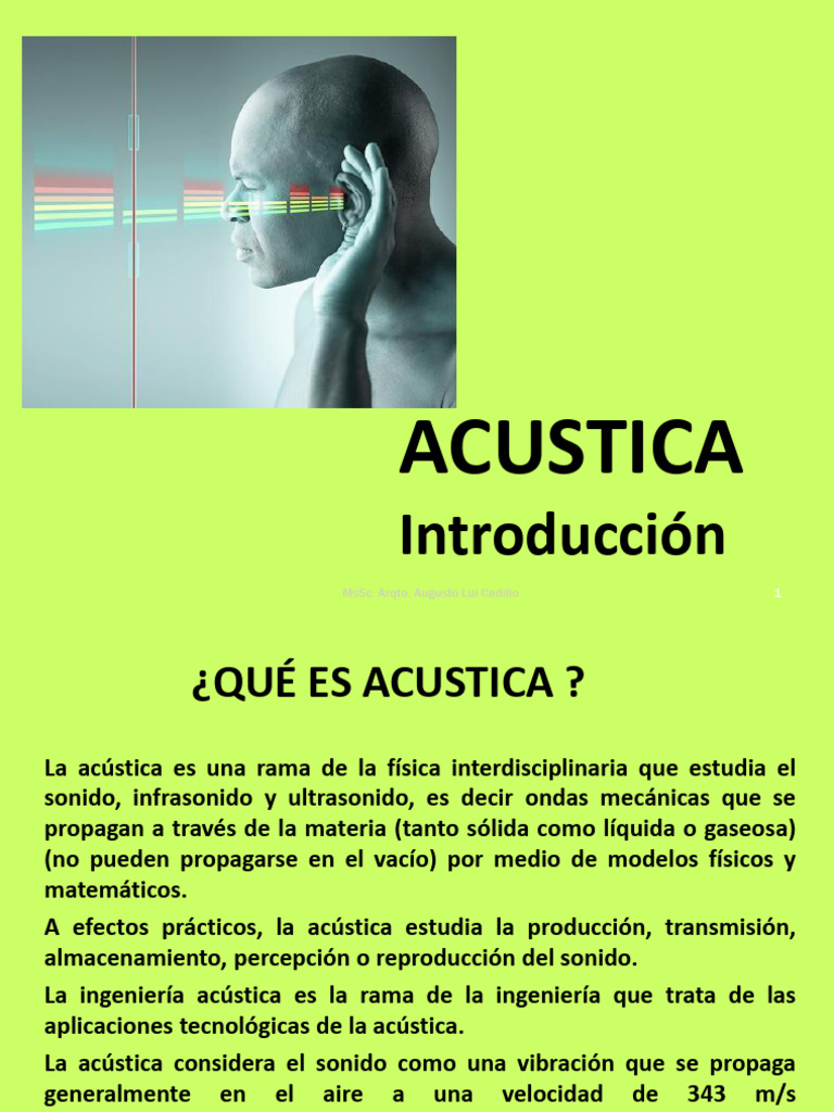 Separata 9 - Acustica | PDF