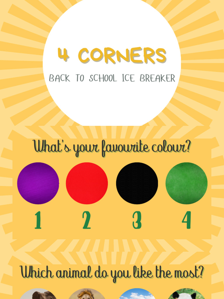 4 Corners Game | PDF