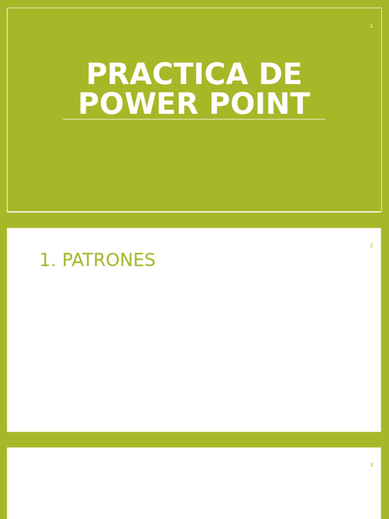 Practica de Power Point | PDF