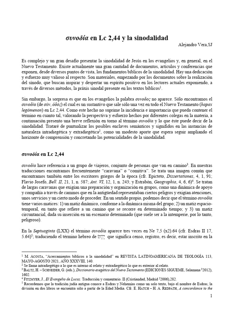 SINODALIDAD EV-AV - Rev | PDF