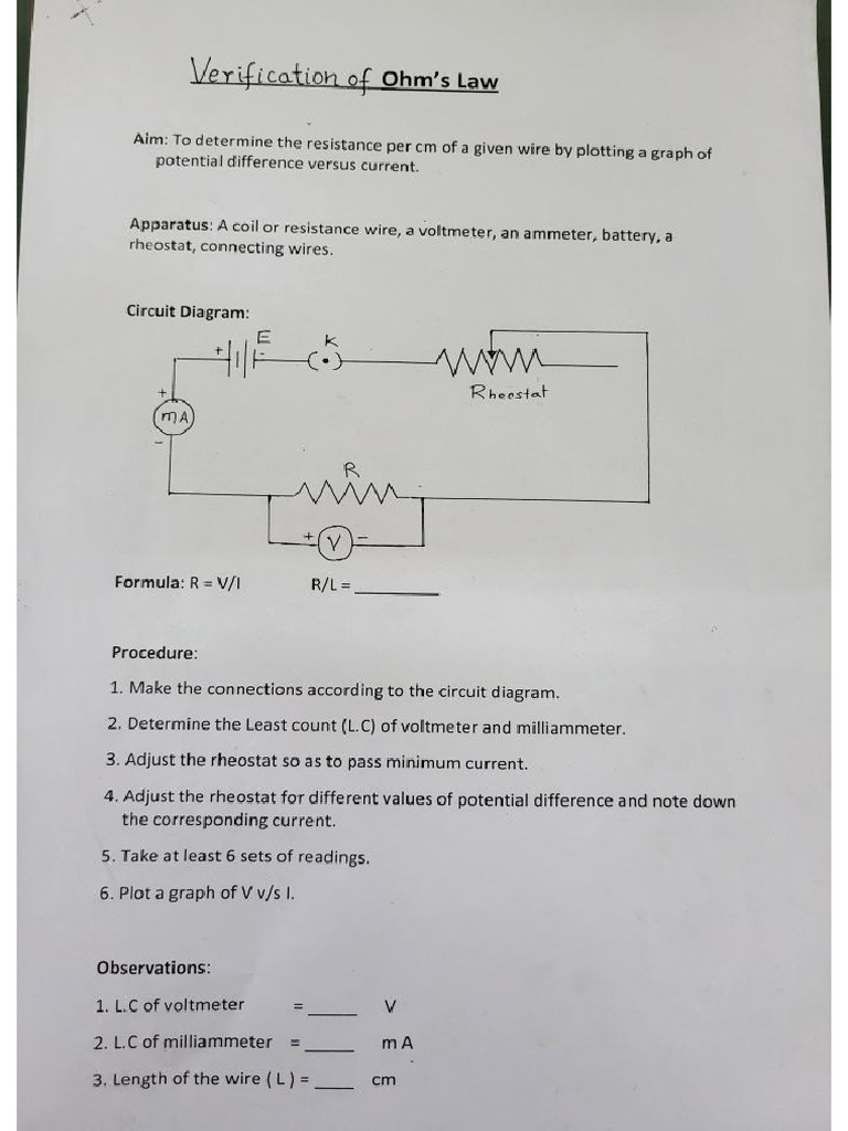 Physics Experiments | PDF