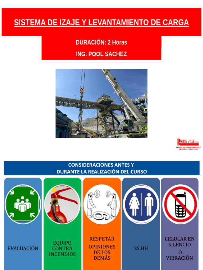 Maniobras de Izaje Rodrig Mar | PDF