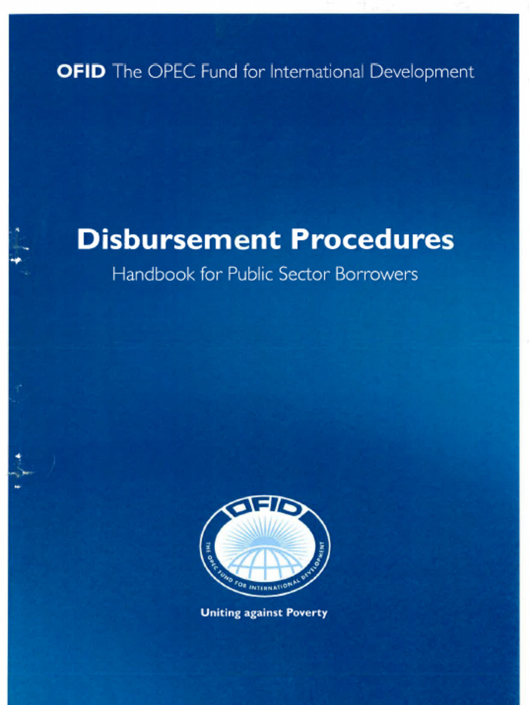 PROCEDIMIENTO DE DESEMBOLSO OFID | PDF