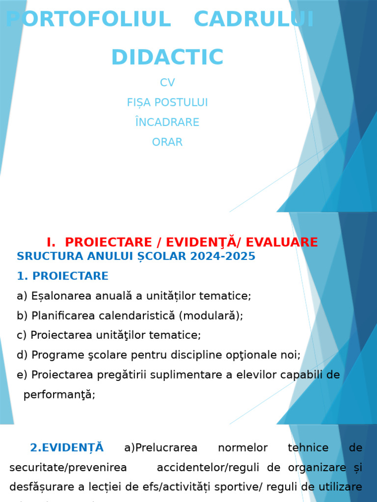 Portofoliul Profesorului Rofuip Burse | PDF