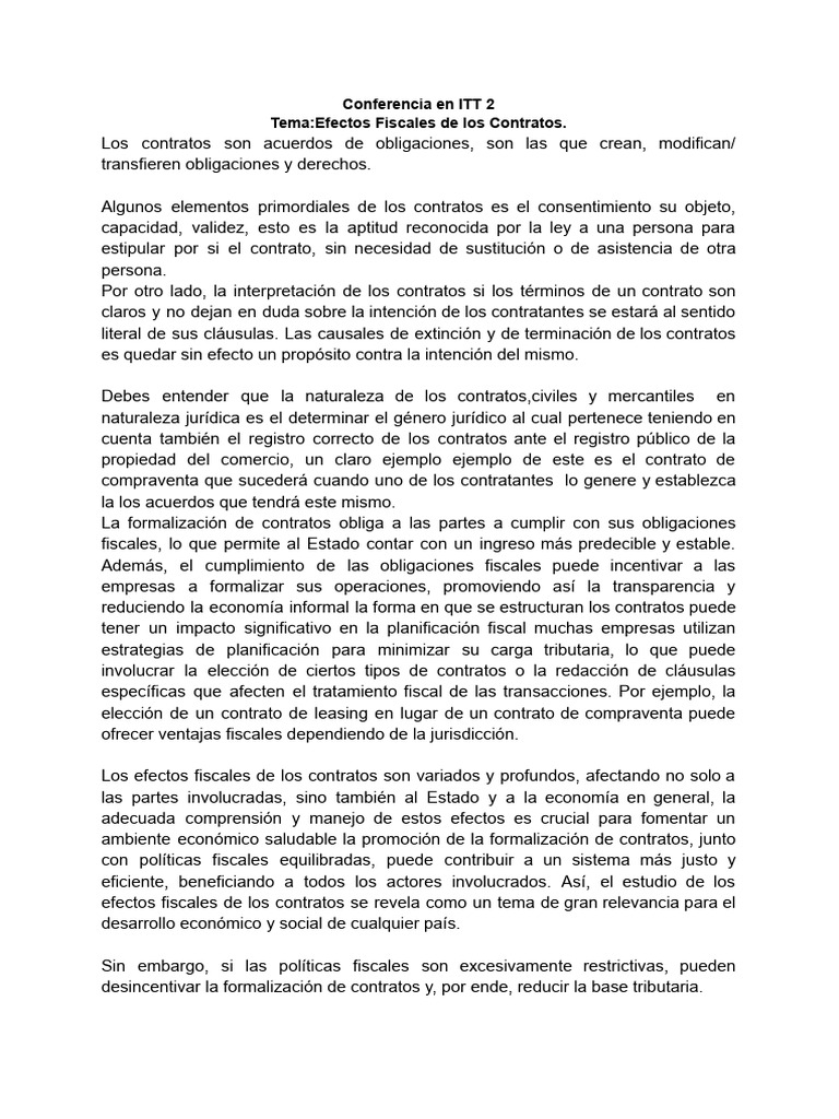 Conferencia en El TEC 2 | PDF