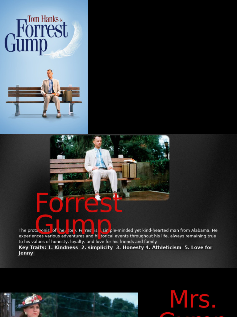 presentation on character review of the movie Forrest Gump | PDF