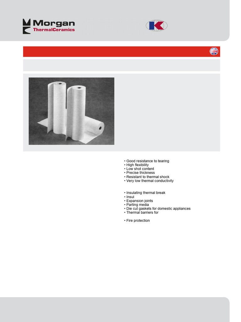 Kaowool 1260 Paper | PDF