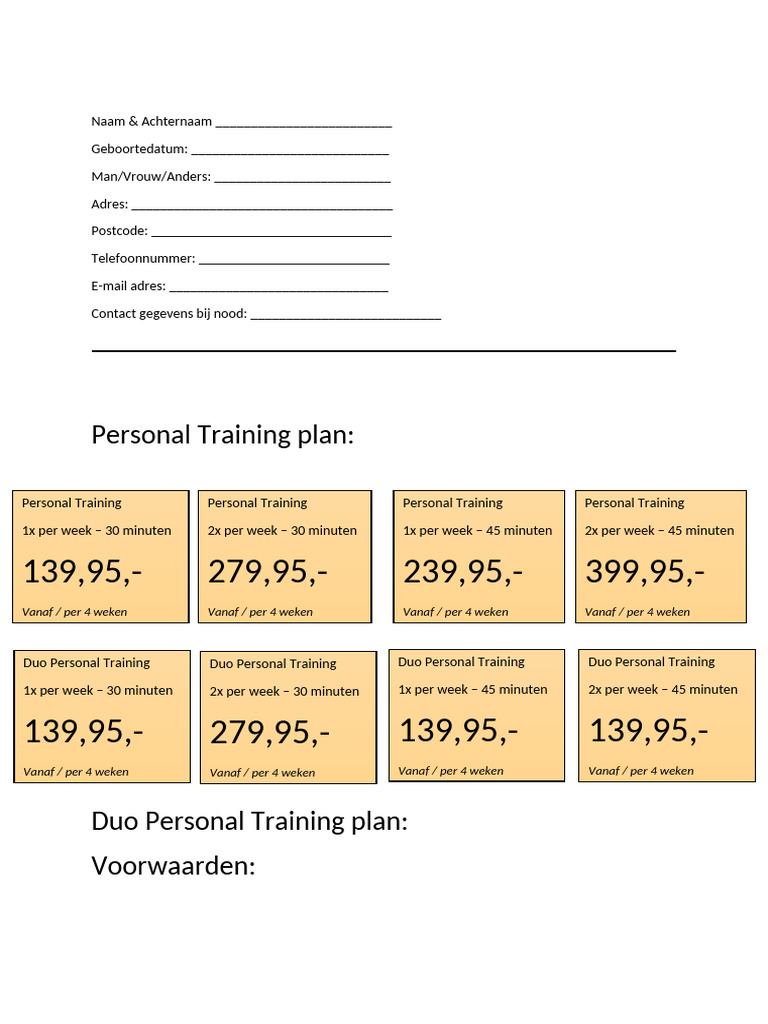 Inschrijfformulier | PDF