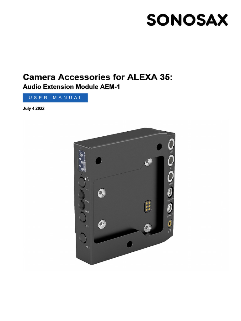 Audio Extension Module AEM-1 English | PDF