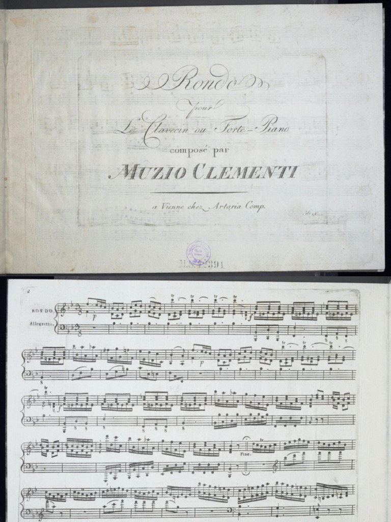 Rondo in B Flat Major Clementi | PDF