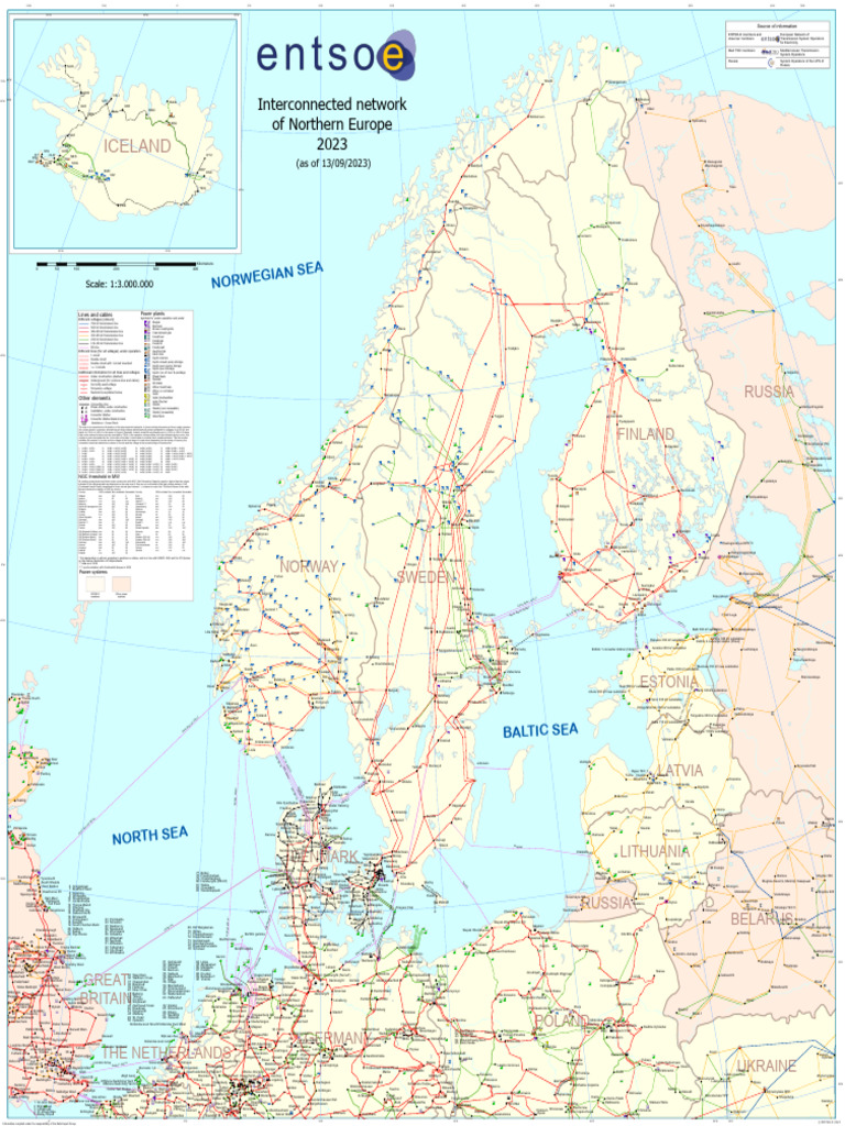 Map Northern Europe 3.000.000 | PDF