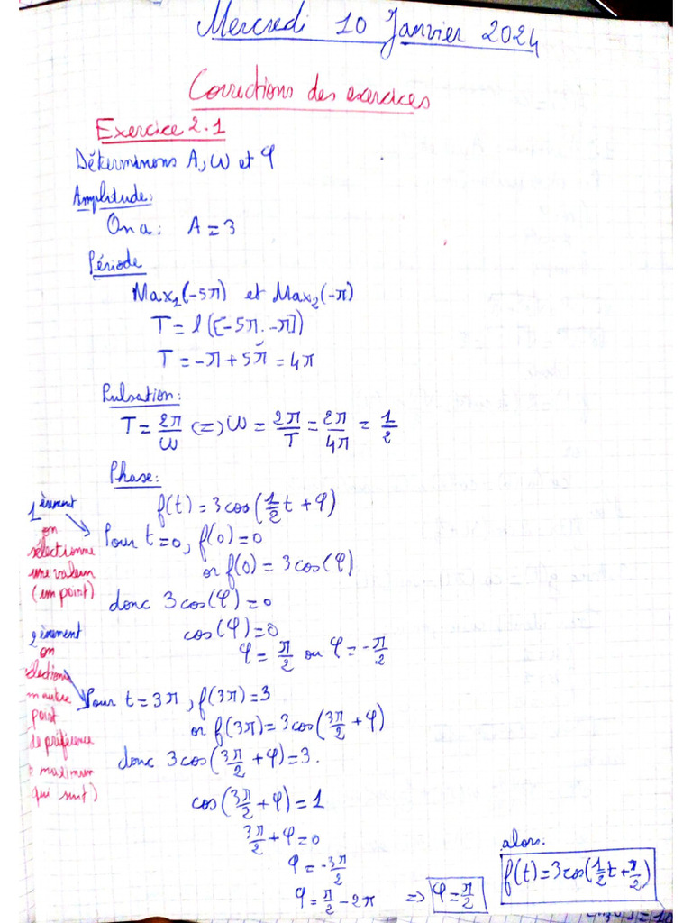 Analyse Correction Des Exercices | PDF