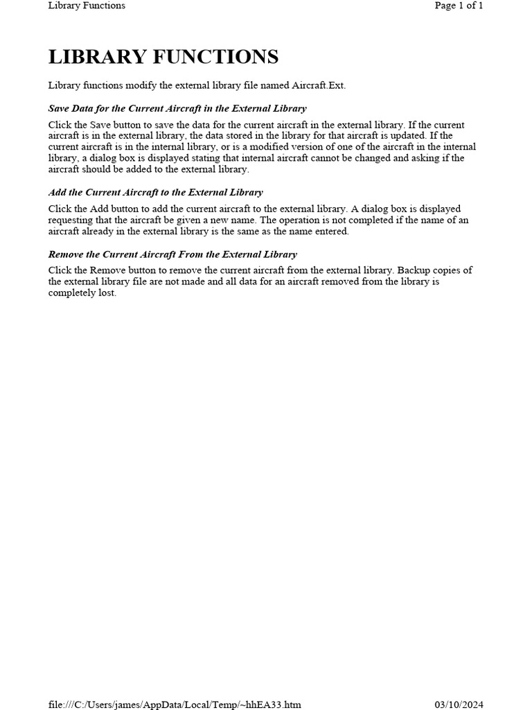 Library Function | PDF