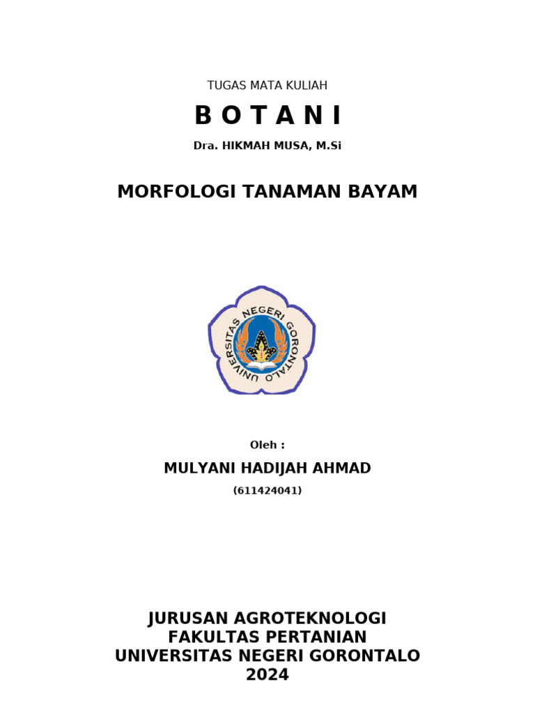 Cover TUGAS MATA KULIAH | PDF