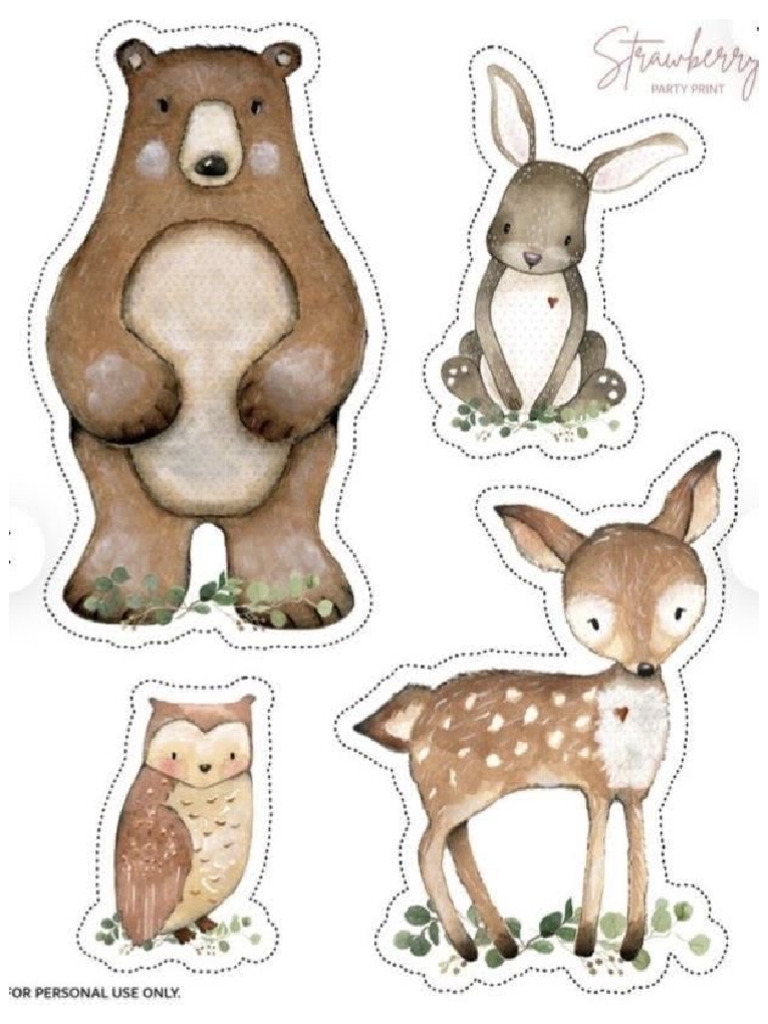 Animales Del Bosque Pdf